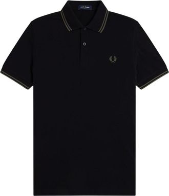 Fred Perry Homme, Tops, Noir, Taille: XL M3600 Polo