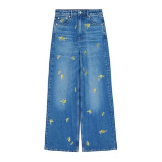 Ganni Damen, Jeans, Blau, W25 L33Gr&ouml;&szlig;e