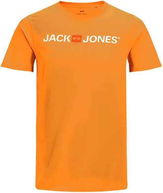Jack & Jones Herren JJECORP Logo Tee SS Crew Neck NOOS 12137126, Dark Cheddar/White - REG, XXL