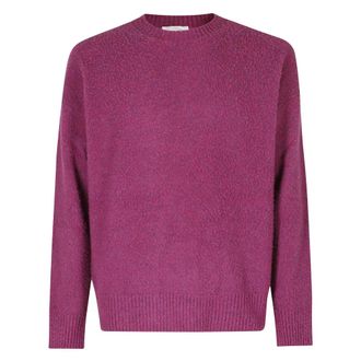 Roberto Collina Maglia Gcollo Comfort Casentino - - Knitwear - Herren - Lila - L
