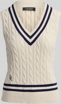 Lauren Ralph Lauren Regular Fit Pullunder aus reiner Baumwolle