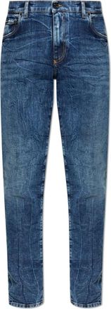 Dolce & Gabbana Homme, Jeans, Bleu, Taille: 2XL Jeans Slim-fit