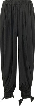 Andamane Femme, Pantalons, Noir, Taille: 38 FR Noor Tied Up Pants