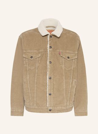 Levi's Cordjacke Mit Teddyfell beige