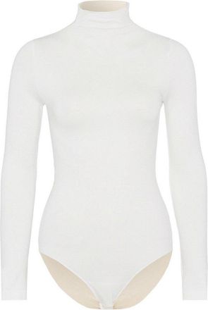 Falke Damen Shapewear Ganzkörper-Body Rich Cotton W Bo Baumwolle Langarmbody 1 Stück, Weiß Ivory 2179, S 36-38