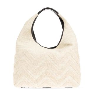 Missoni Zigzag Schultertasche - - Bags - Damen - Beige - ONE SIZE