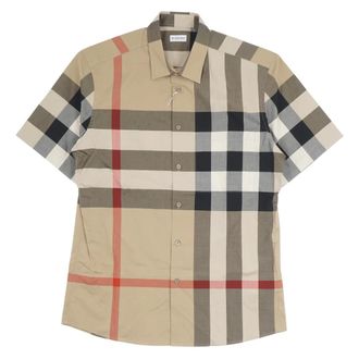 Burberry Homme, Chemises, Multicolore, Taille: L Chemises &agrave; Manches Courtes