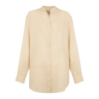 Cortana Oversized Shirt - - Blouses & Shirts - Damen - Beige - M