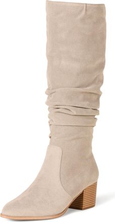 Amazon Essentials Damen Hohe Stiefel Mit Blockabsatz, Grau, 40 EU