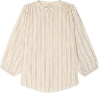 Sessun Femme, Blouses et Chemises, Beige, Taille: 36 FR A View Blouse