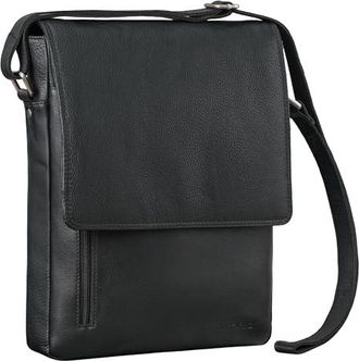 Royalz Kansas Sacoche Ordinateur Homme Cuir C&eacute;ritable 13-14 pouces - Sac &agrave; Bandouli&egrave;re - Cartable Sac Messenger Hommes Grand Porte-Documents pour DIN A4 Docu