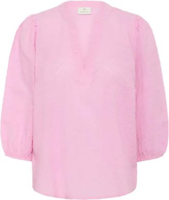 Kaffe Femme, Blouses et Chemises, Rose, Taille: 44 FR Blouse Penelope