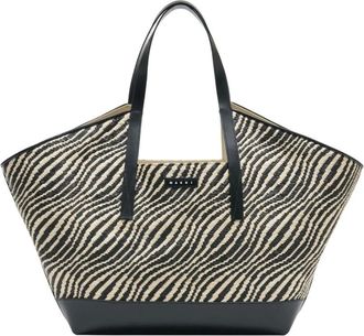 Marni Femme, Sacs, Noir, Taille: ONE Size Sac Shopper