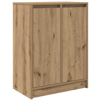 vidaXL Credenza Rovere Artigianale 57x34x76 Cm In Legno Multistrato - Vidaxl