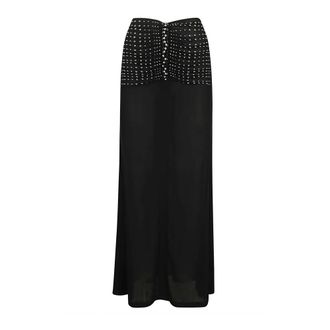 Paco Rabanne Chic Faltenrock - - Skirts - Damen - Schwarzk - XS
