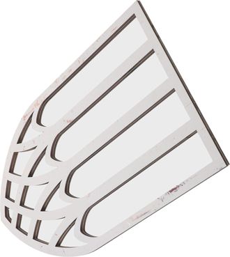 Soimiss Gotischer Bogenfenster Wandspiegel 42 X 27cm mit Holzrahmen Dekorativer Fensterspiegel als Wanddeko f&uuml;r Wohnzimmer Schlafzimmer und Eingangsbereich