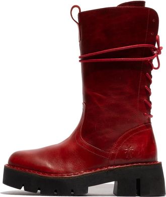 FLY London Fly London Damen Berf160fly Fashion Boot, Rot, 37 EU