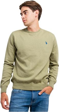 U.S.Polo Association Herren Gr&uuml;ner Pullover 53241-Eh33-246 - - Sweatshirts & Hoodies - Herren - Gr&uuml;n - 2XL
