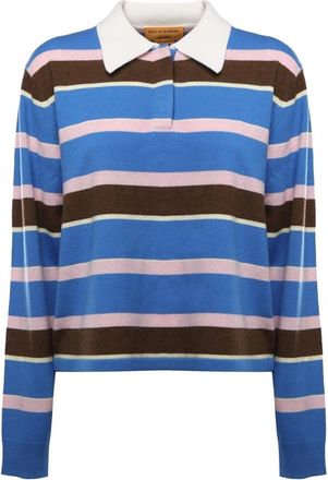 Guest In Residence Femme, Pulls, Multicolore, Taille: 40 FR Cropped Stripe Rugby