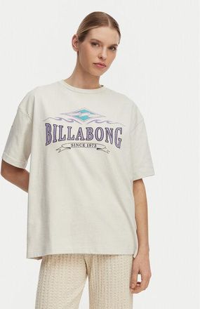 Billabong T-Shirt Wave Out EBJZT00481 Wei&szlig; Loose Fit