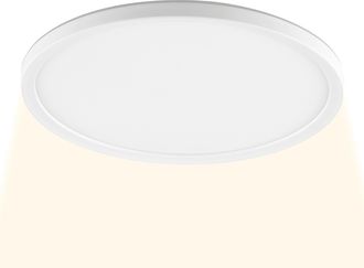 Brilliant LED Panel Lumaro rund &Oslash; 29 cm - ultraflache LED Deckenlampe in Wei&szlig; - 18W, 2400 Lumen, 4000K neutralwei&szlig; - energiesparende, moderne Deckenleuchte f&uuml;r 