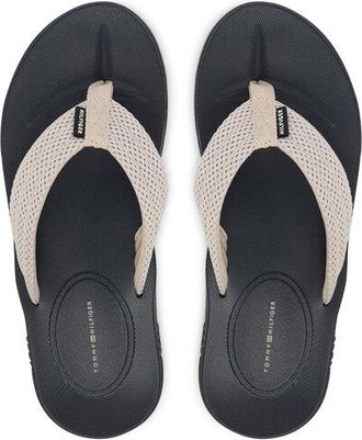 Tommy Hilfiger Zehentrenner Molded Padded Hilfiger B Sandal FM0FM05901 Grau