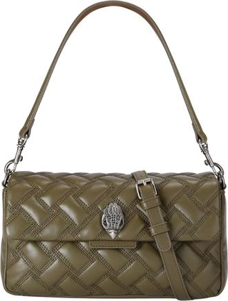 Kurt Geiger Sac port&eacute; &eacute;paule Oxford - Femme - Sacs - Vert - Taille: ONE Size