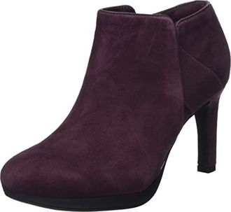 Clarks Femme Ambyr Gem Escarpins, Daim Bordeaux, 35.5 EU
