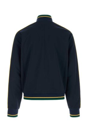 Casablanca Mens Colour-Blocked Tech Fabric Sweatshirt Navy Polyester Cotton Sweater