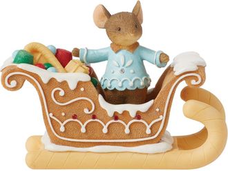 Enesco Schw&auml;nze mit Herz, Weihnachtsfigur, s&uuml;&szlig;e Lieferungen, 4,9 cm, Mehrfarbig