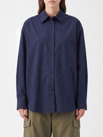 Loewe Slim-Fit-Baumwollhemd mit franz&ouml;sischem Kragen und verdeckter Knopfleiste