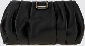 Brunello Cucinelli Gedrapte Leder-Clutch von mit Schnappverschluss