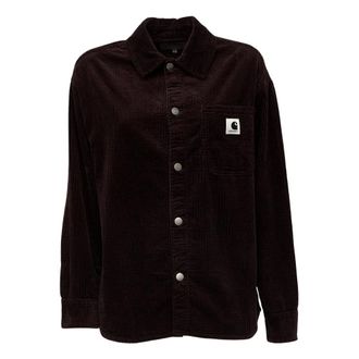 Carhartt Work in Progress Chemise en velours c&ocirc;tel&eacute; boutonn&eacute;e - Femme - Blouses et Chemises - Brun - Taille: 36 FR