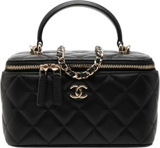 Chanel Pre-owned Vintage Satchel - Femme - Pre-owned - Noir - Taille: ONE Size