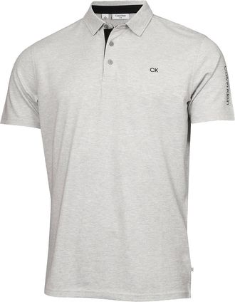 Calvin Klein Herren Uni Golf Poloshirt - Silber - XXXL