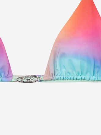 Casablanca Womens Top Bikini Glass Gradient Polyester Swimwear Sea Clothing