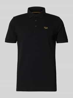PME Legend Slim Fit Poloshirt mit Label-Stitching Modell TRACKWAY