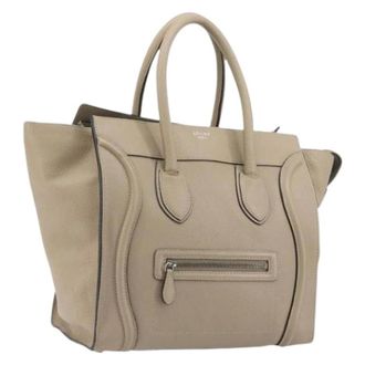 Celine Sac Cabas Vintage Pre-owned - Femme - Pre-owned - Beige - Taille: ONE Size