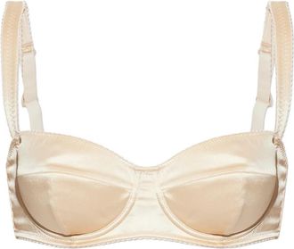 Dolce & Gabbana scalloped balconette bra - Nude