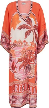 Miss June Femme, Maillots de bain, Orange, Taille: ONE Size Caftan Keira