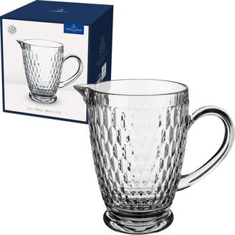 Villeroy & Boch Boston Glaskrug 1 Liter Klar, Sp&uuml;lmaschinenfest, Glas Karaffe, Wasserkrug, Kanne, Wasserkaraffe Glas, Kristallglas