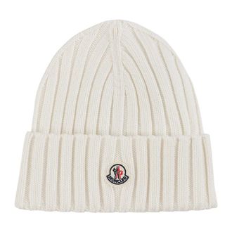 Moncler Tricot M&uuml;tze - - Accessories - Damen - Wei&szlig; - ONE SIZE