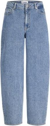 Jack & Jones Jxfuji Barrel MW R200 DNM Noos, Bleu Jeans Clair, 28W / 30L Femmes