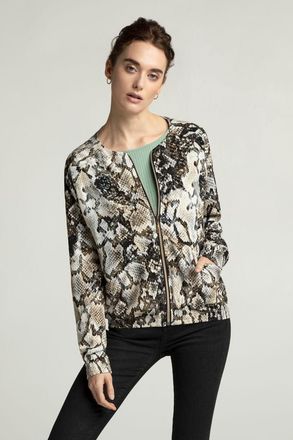 Lovjoi Damen vegan Bluse Jacke Boca Python