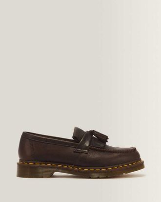 Dr. Martens Adrian Ambassador Leder Tassel Loafer in Braun, Gr&ouml;&szlig;e: 36