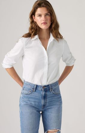 Levi's Carlile Classic Poplin Shirt - Femme - Blanc / Bright White - XL