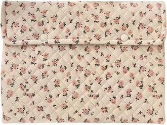 Generic Kexpery &Eacute;tui de transport pour ordinateur 14 pouces avec motif floral housse matelass&eacute;e protection l&eacute;g&egrave;re et &eacute;l&eacute;gante