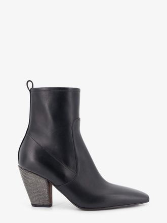 Brunello Cucinelli Precious Heel leather ankle boots - BRUNELLO CUCINELLI - gender_Woman