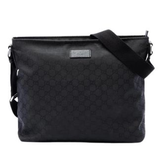 Gucci Sac bandouli&egrave;re en nylon Pre-owned - Femme - Pre-owned - Noir - Taille: ONE Size