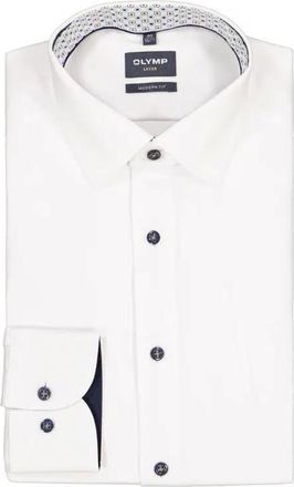 Olymp Herren Hemd wei&szlig; Baumwolle